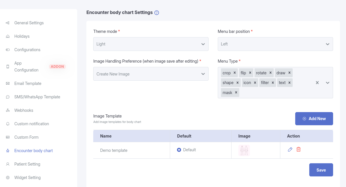 What is KiviCare Body Chart Addon? - KiviCare WordPress - Documentation